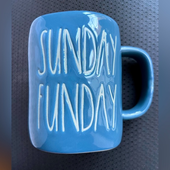 Rae Dunn | Kitchen | New Rae Dunn Blue Sunday Funday Mug | Poshmark